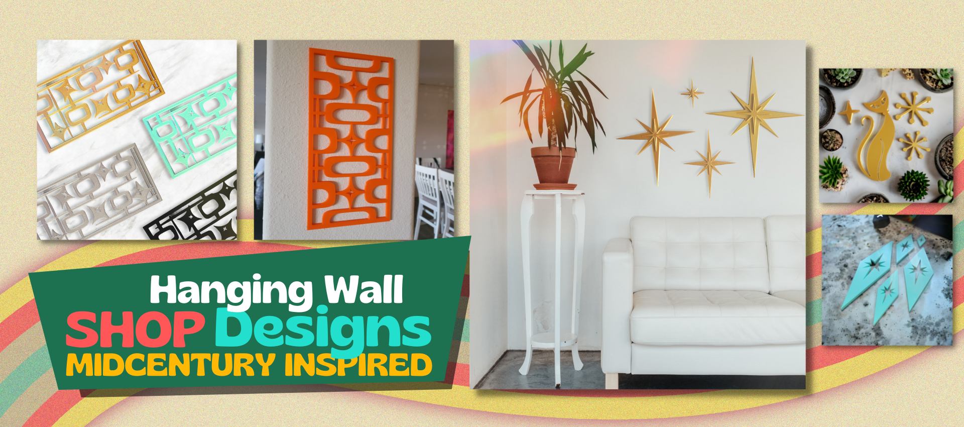 Retro Layers Unique Mid Century Modern Items For Your Home or Office