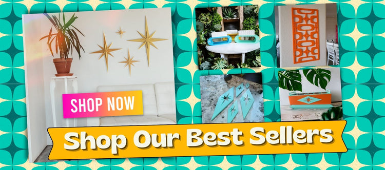 Retro Layers Unique Mid Century Modern Items For Your Home or Office